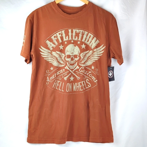 Affliction | Shirts | Affliction New With Tags Mens Hell On Wheels ...